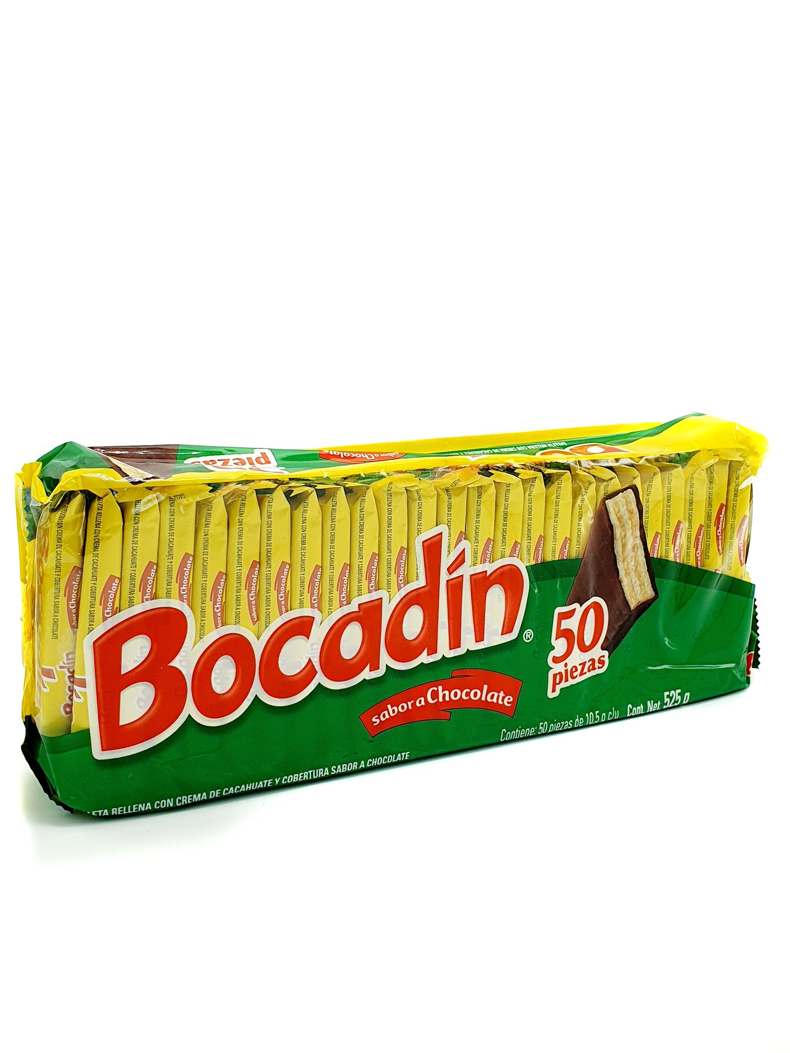 PAQUETE DE BOCADIN CHOCOLATE 525G/50PZ – Súper La Mas Chiquita