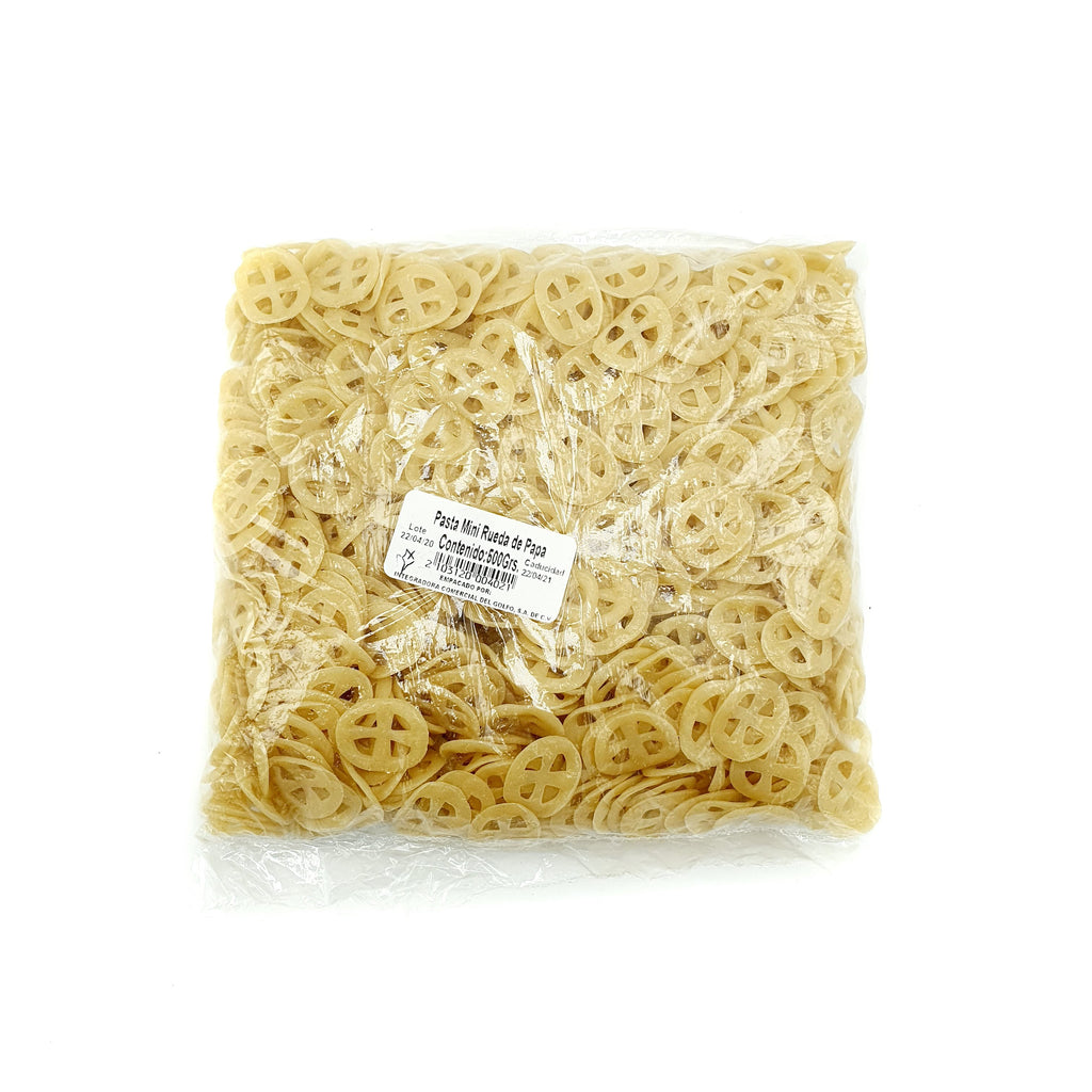 PASTA MINI RUEDA PAPA 500GR – Súper La Mas Chiquita