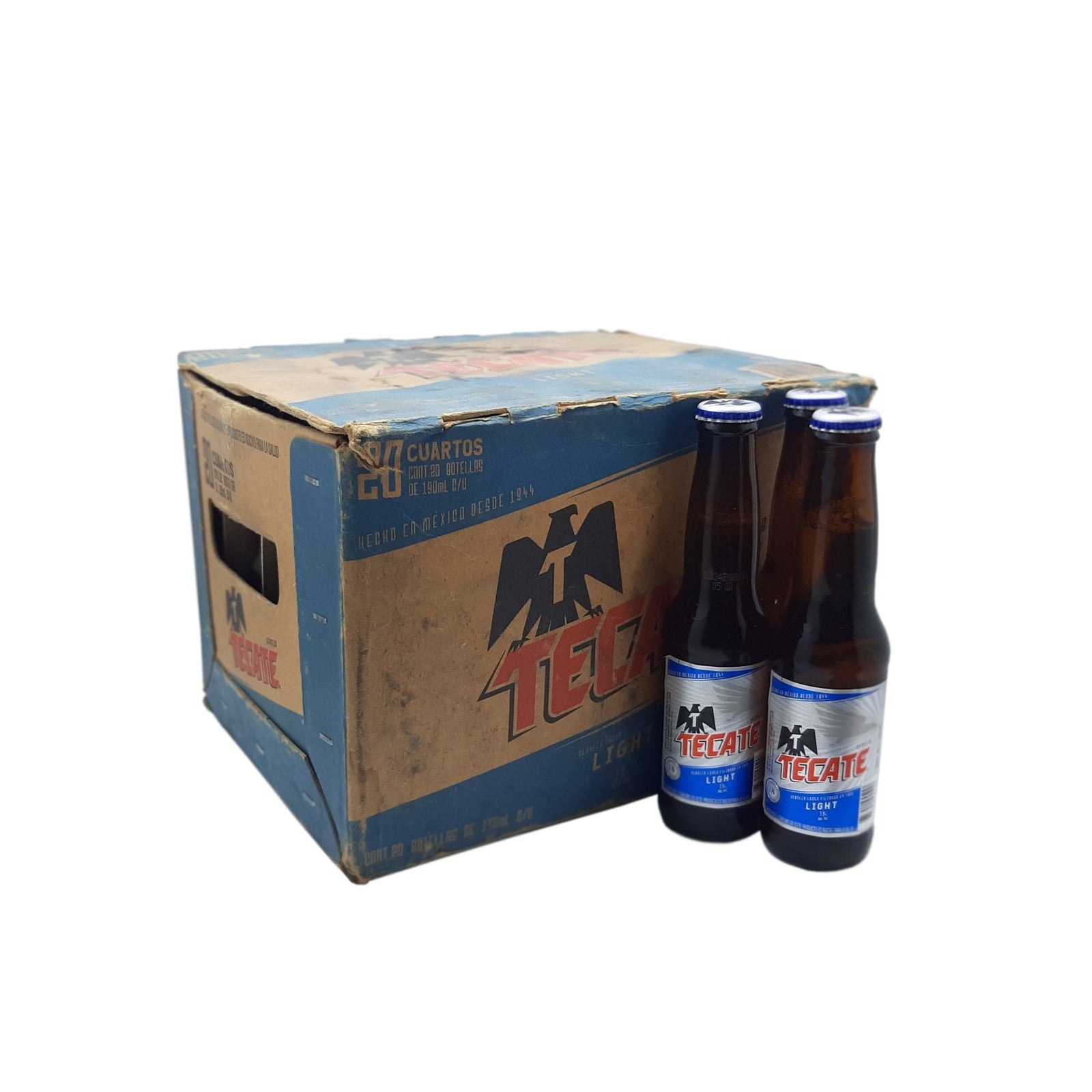 CARTON CERV TECATE LIGHT CUARTO 190ML – Súper La Mas Chiquita