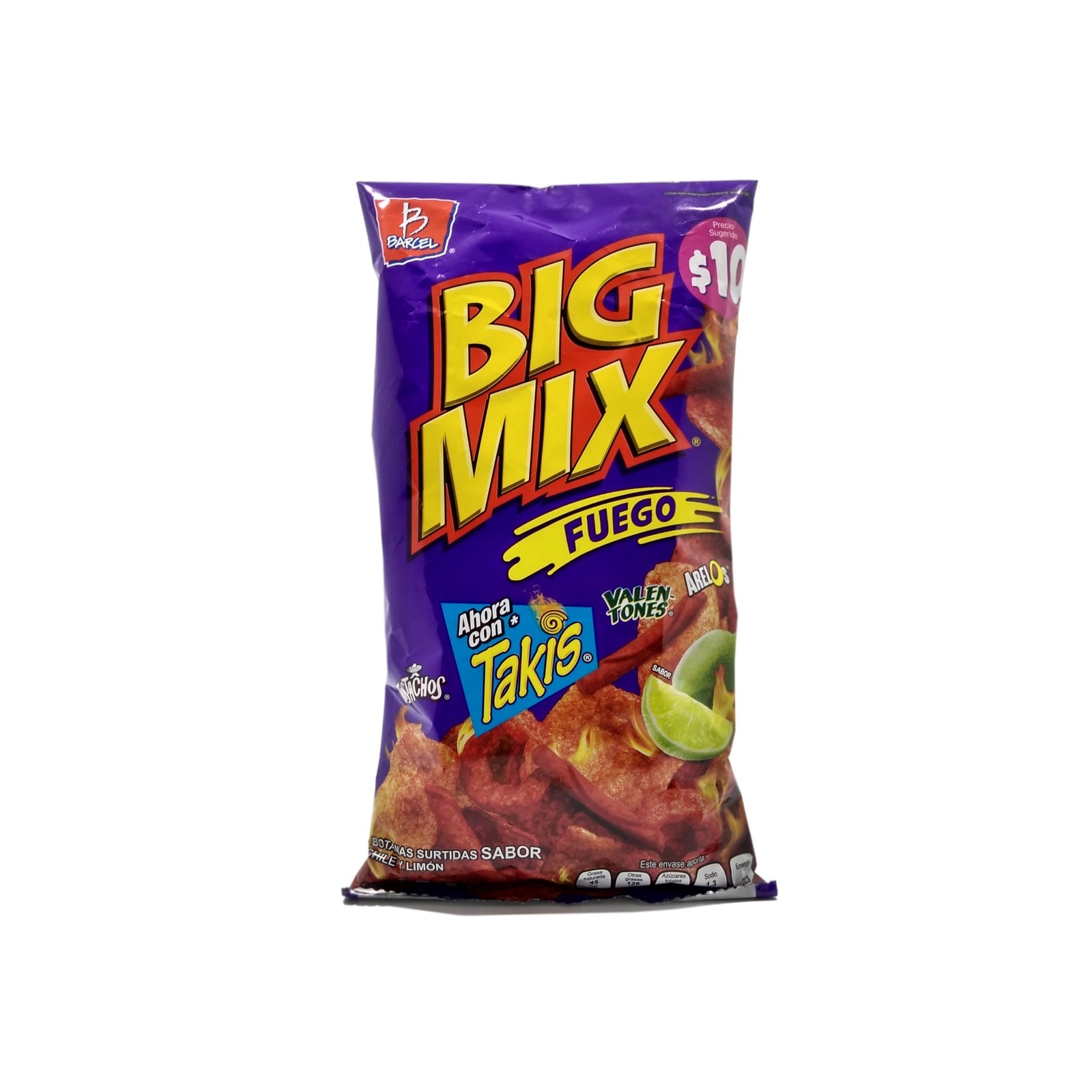 BIG MIX FUEGO BARCEL 80G-75G – Súper La Mas Chiquita