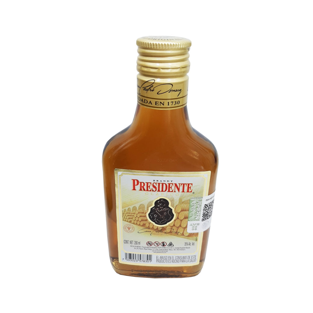 BRANDY PRESIDENTE CLASICO 200ML – Súper La Mas Chiquita