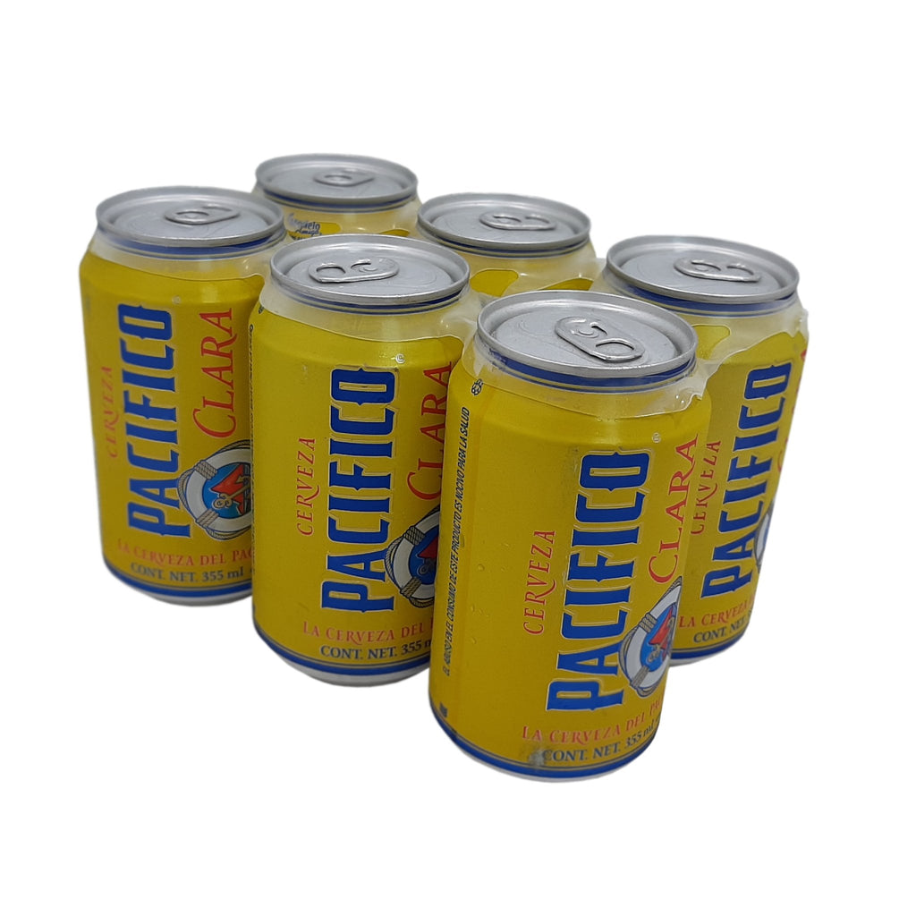 SIX CERV PACIFICO CLARA LATA 355ML – Súper La Mas Chiquita