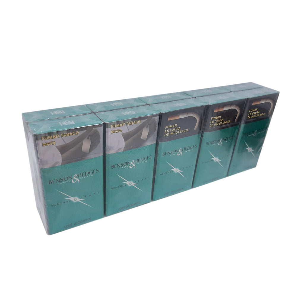 PAQUETE DE CI BENSON MENTHOL 10C/20CI – Súper La Mas Chiquita