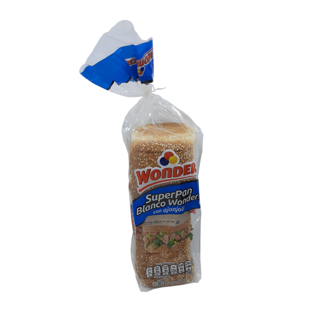 PAN BLANCO WONDER 567G – Súper La Mas Chiquita