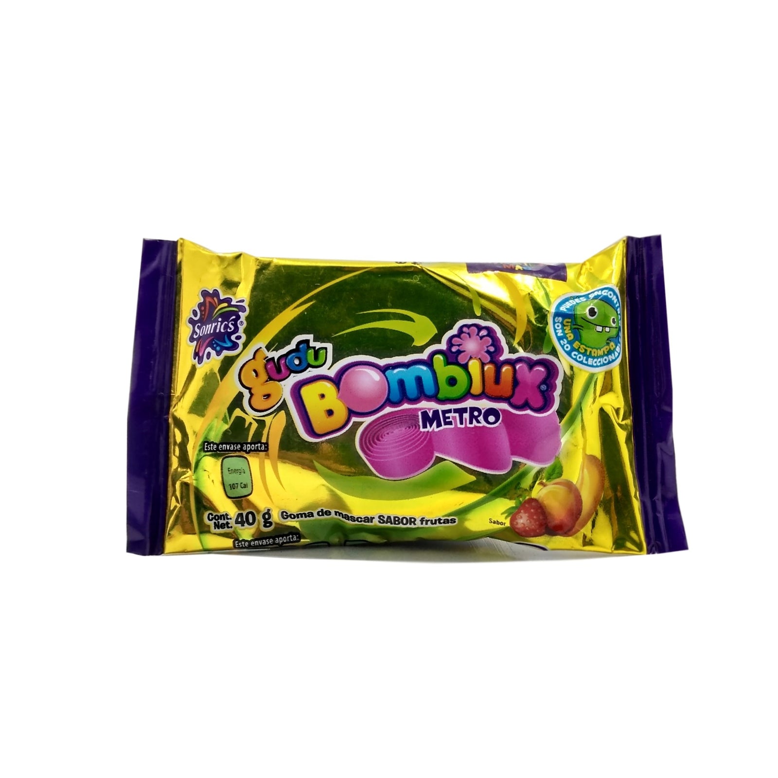 SONRICS BOMBIUX METRO 45G – Súper La Mas Chiquita